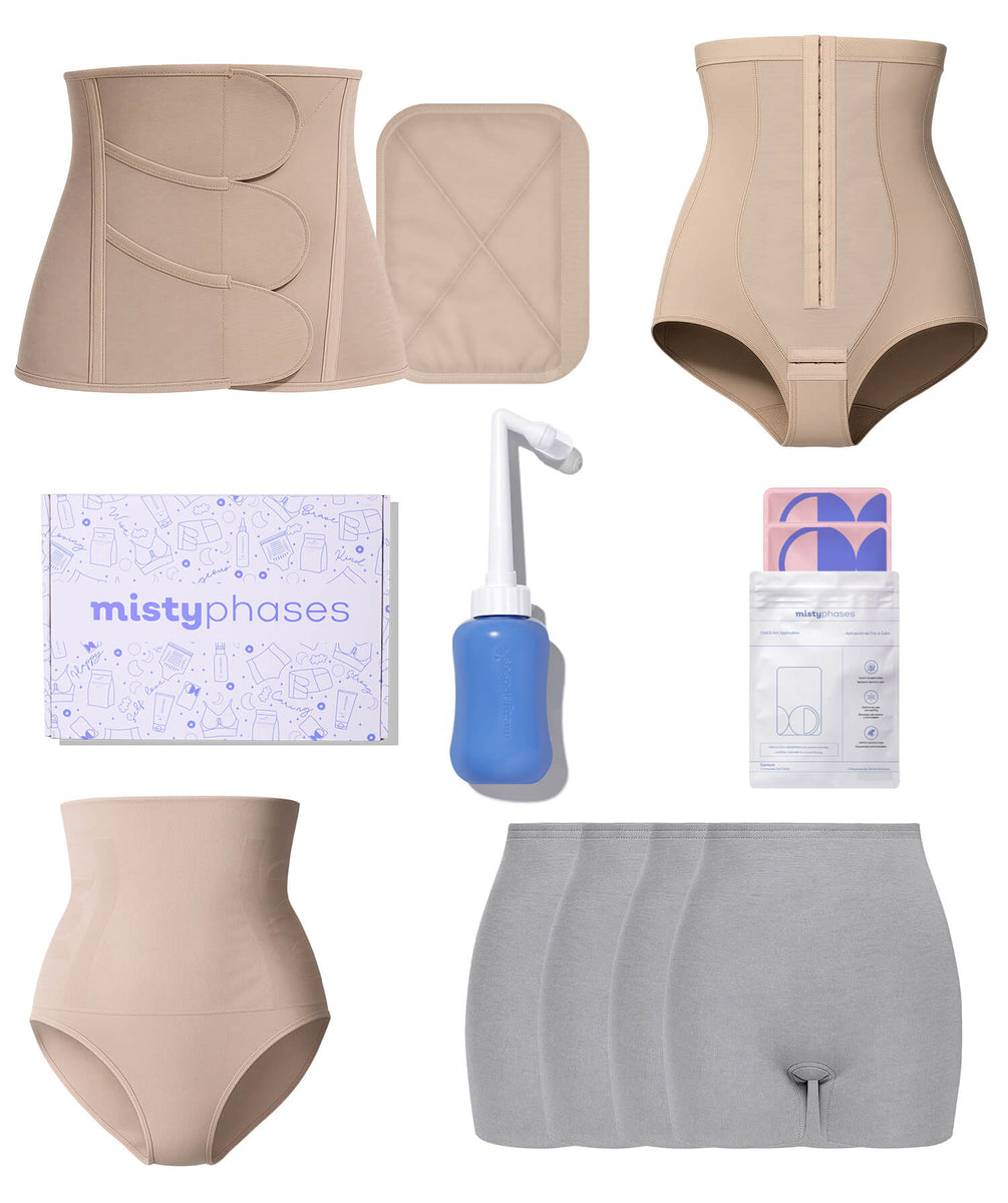 Parto Natural Kit Postparto Esencial Deluxe – Misty Phases